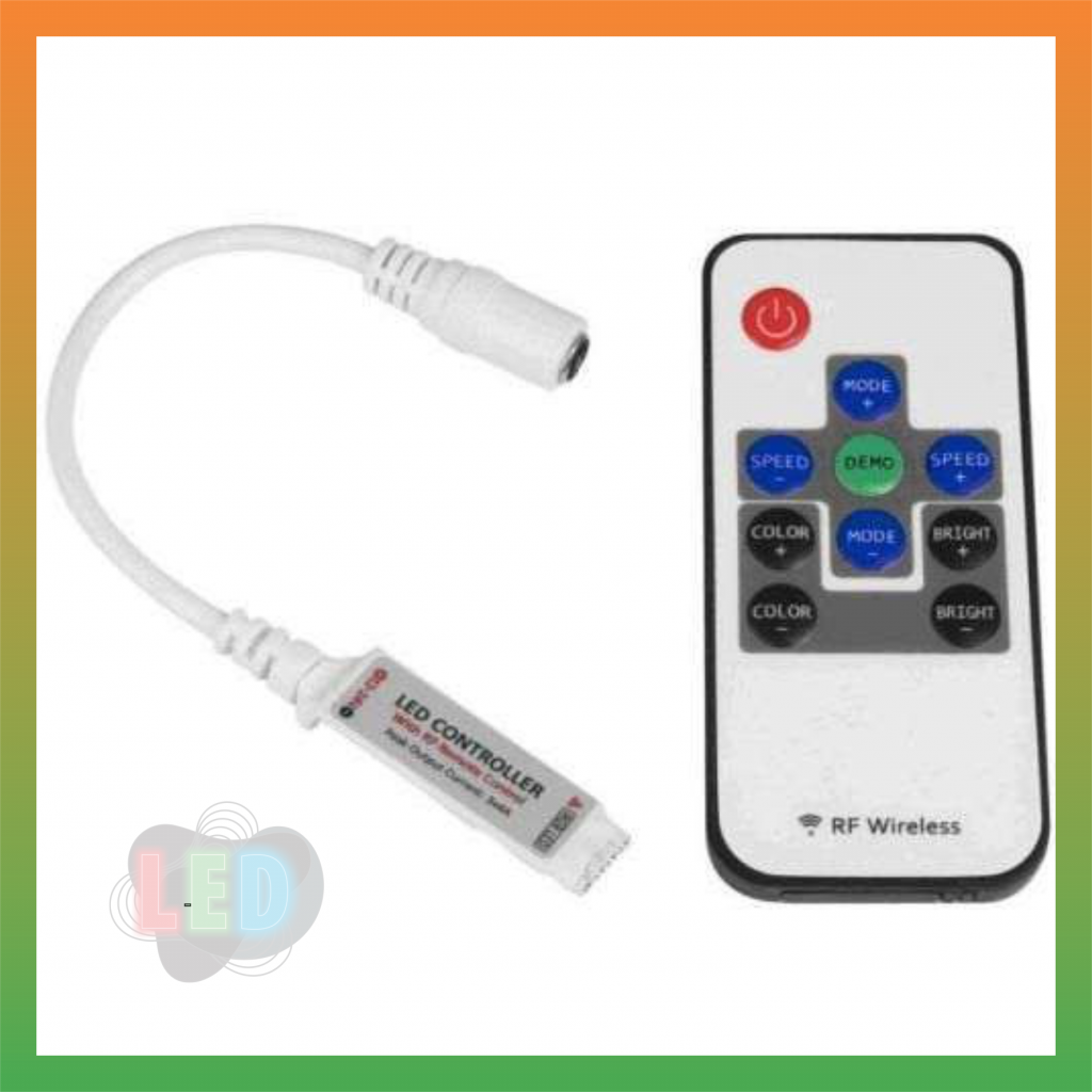 Контролер RGB за ЛЕД ленти - 12A 12V/24V 144W/288W - LED магазин ...